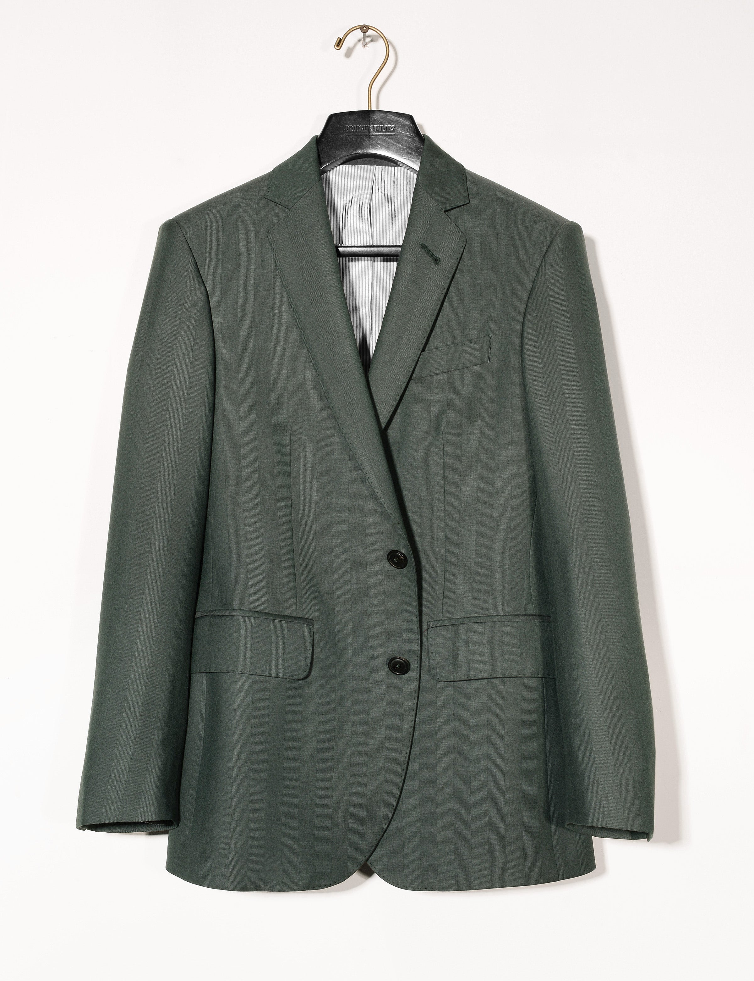FINAL SALE: BKT50 Tailored Jacket in Wool Herringbone - Cyprus ...